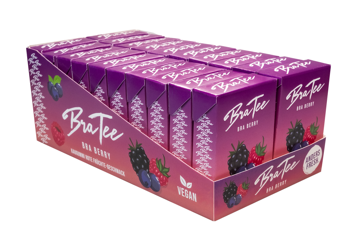 BraTee Kaugummi Bra Berry 20er-Pack – BraTee-Shop