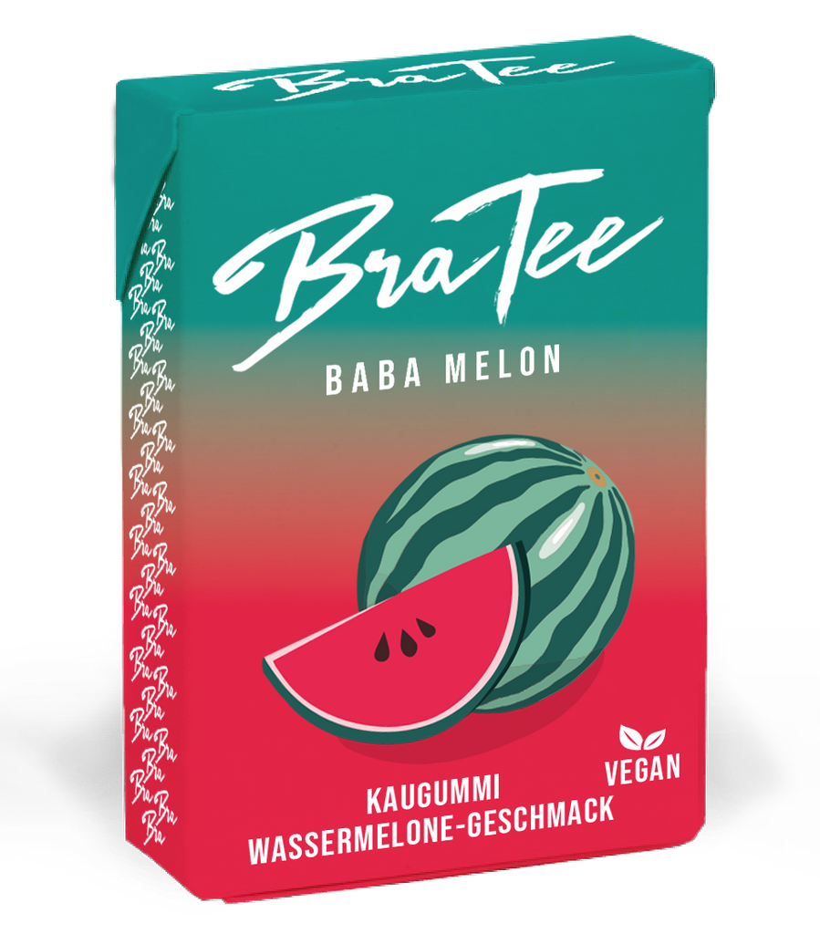 BraTee Kaugummi Baba Melon 20er-Pack – BraTee-Shop